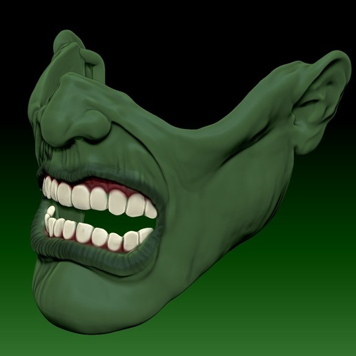 Download STL file Hulk mask • Model to 3D print ・ Cults