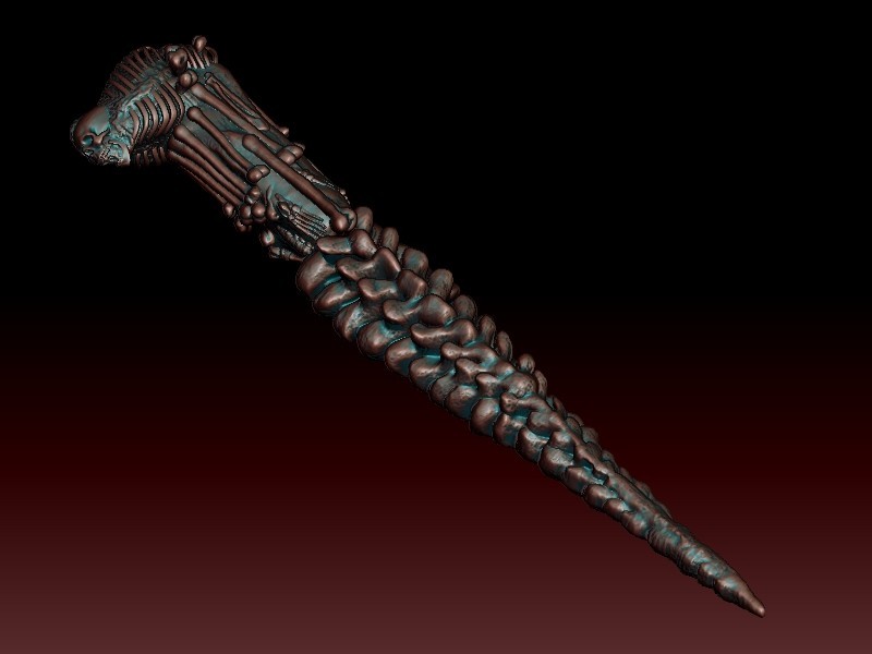 Download STL file Evil Dagger of the Dead • Template to 3D print ・ Cults