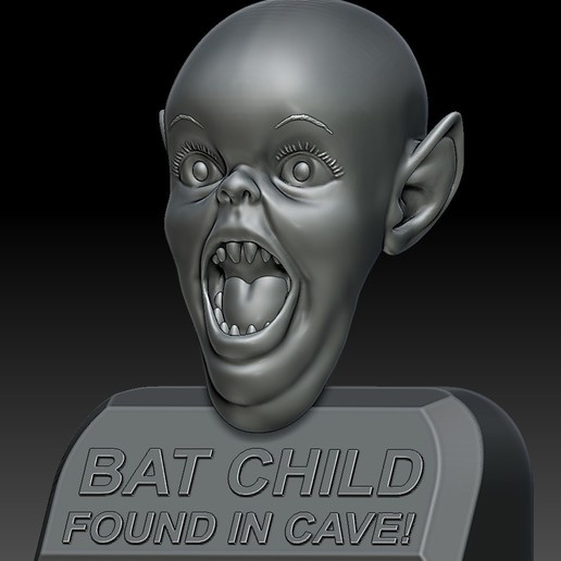 Download 3D print files BAT BOY!!! ・ Cults