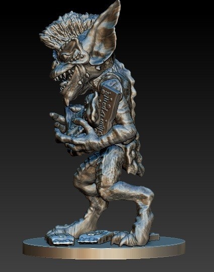 Archivo STL gratis Gremlin a rayas・Plan para descargar y imprimir en 3D ...