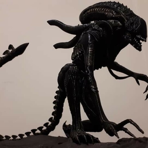 Download STL file Warrior Alien • 3D printable model ・ Cults