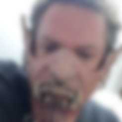 Download 3D printing files Hell Scream Ogre Half Mask with Filter ・ Cults