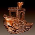 Download free STL file Ghostship Benchy • 3D printer design ・ Cults