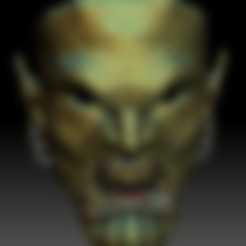 Download STL file Hell Scream Ogre Mask Full • 3D printer object ・ Cults