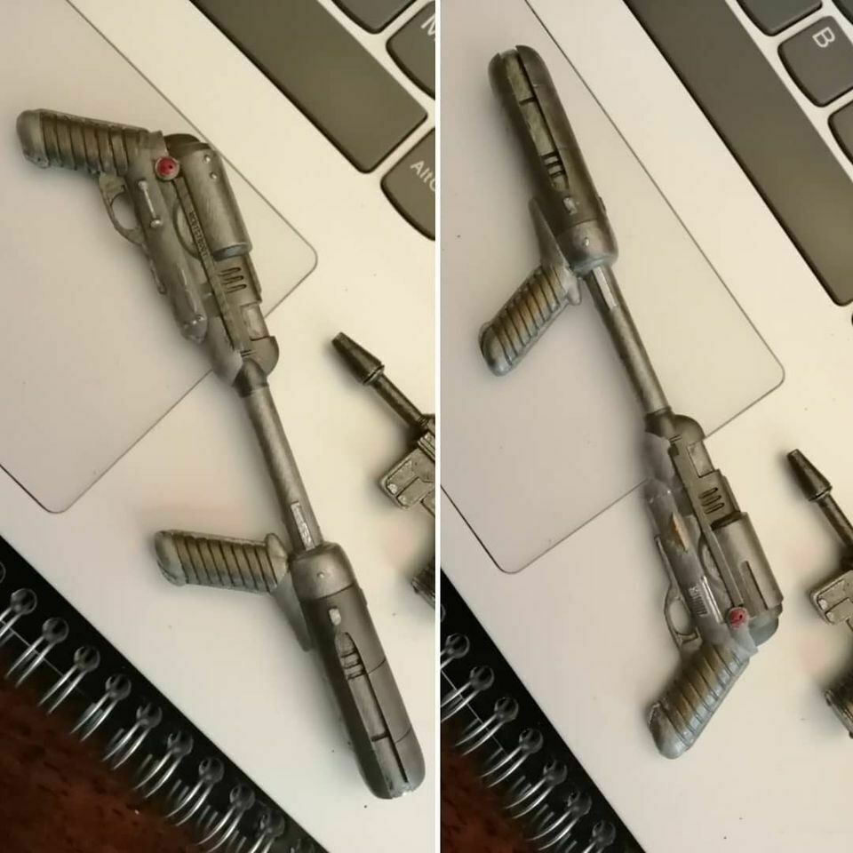 STL file 2000ad Judge Dredd Stub Gun 1:6 scale for ThreeA Figure・3D ...