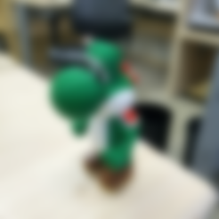 Download free STL file Yoshi from Mario games - Multi-color • 3D print ...