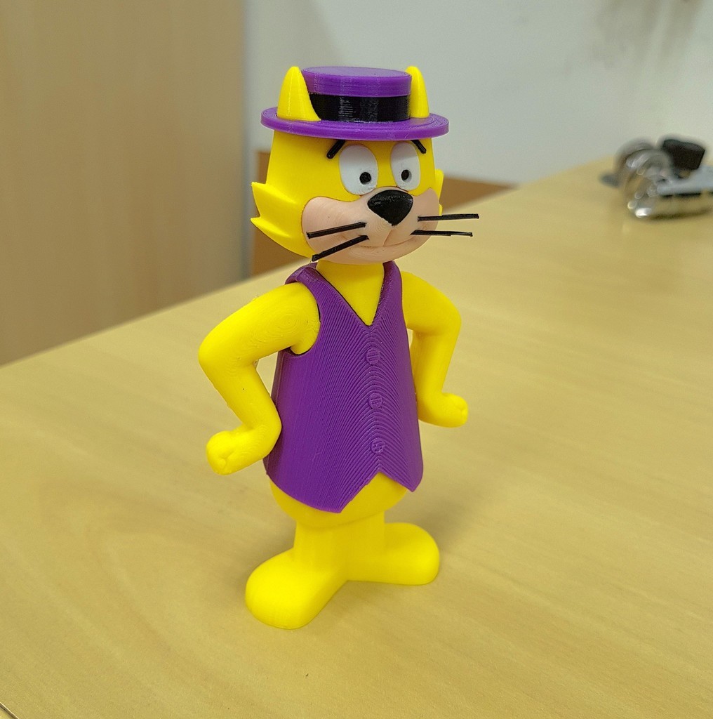 Free STL file Top Cat - multi-color 🔝・3D printer model to download・Cults
