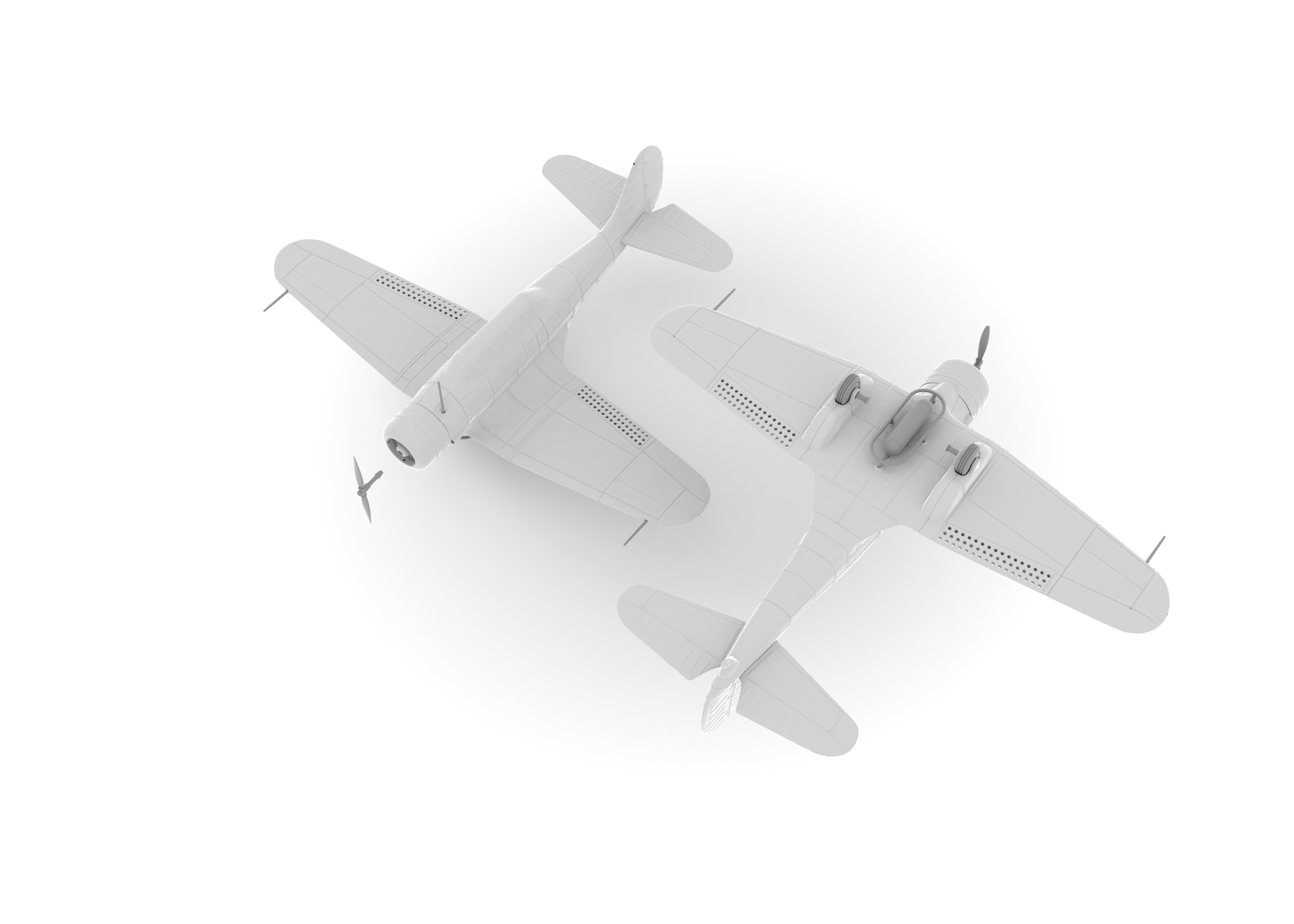 Free 3D file monoplane toy and model kit・3D printing idea to download・Cults