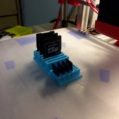 Download free 3D printer designs Simple SD card holder ・ Cults