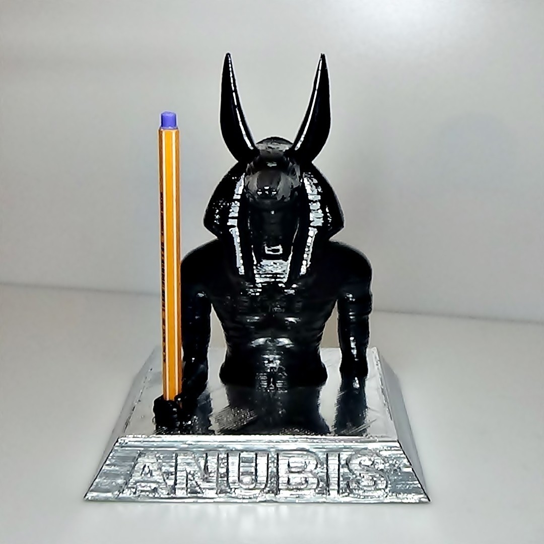 STL file PEN HOLDER, ANUBIS 🖊️・3D printer model to download・Cults