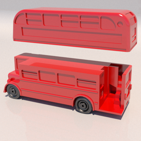 STL file bus 🚌・3D printable model to download・Cults