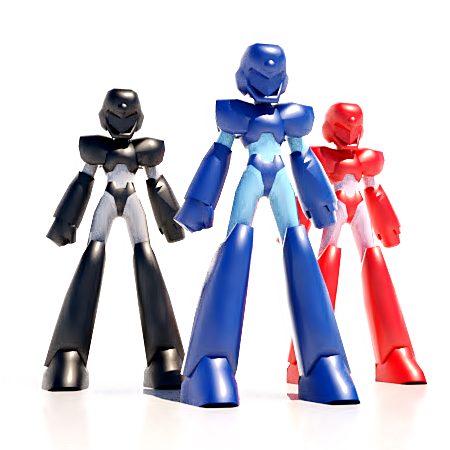 STL file Mega man 👨・Template to download and 3D print・Cults