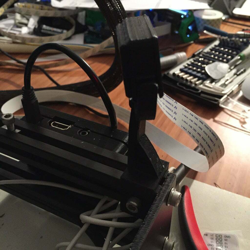 Free STL file stand for rpi camera・3D printing idea to download・Cults