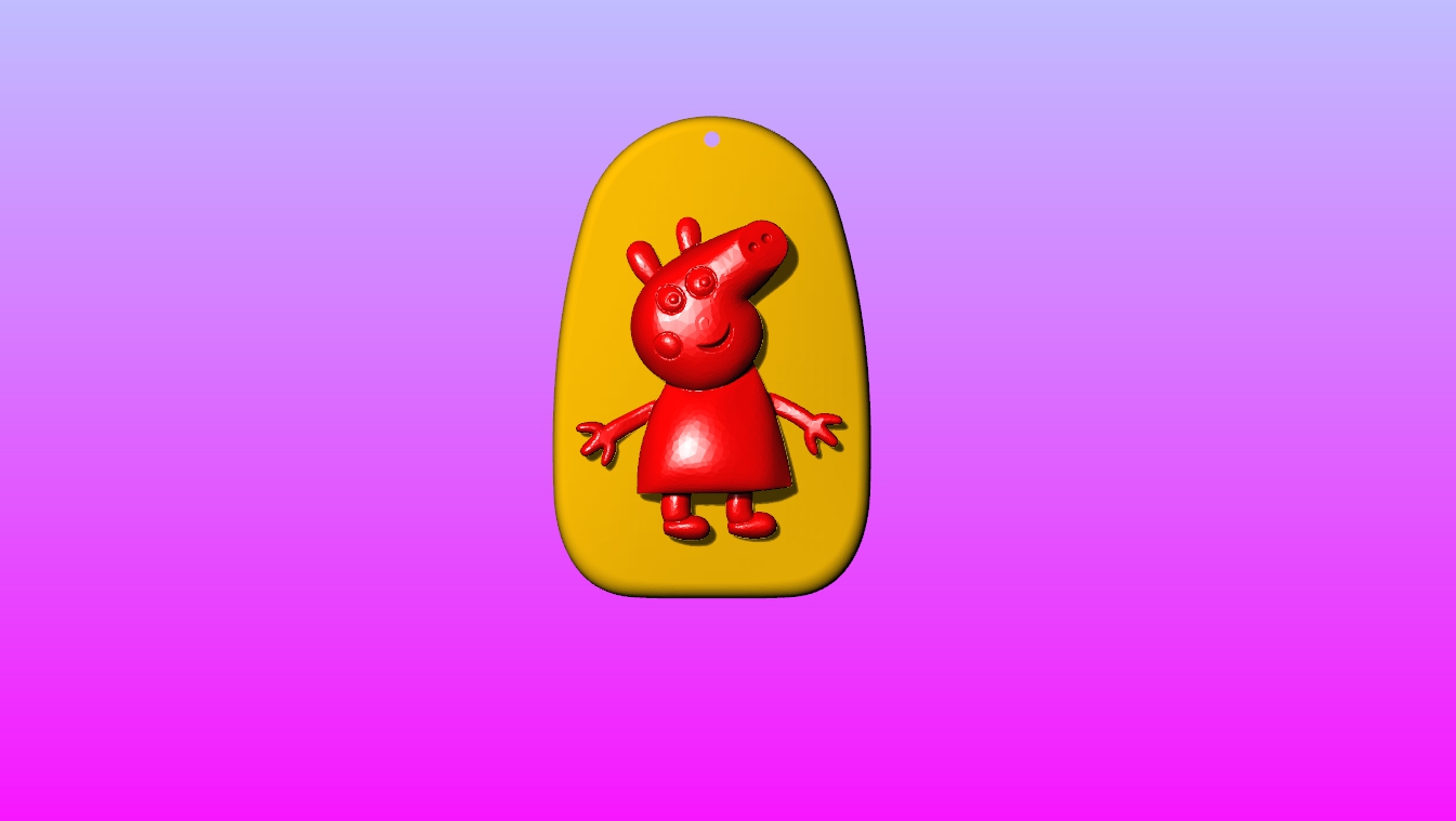 3D file Pec Key ring pendant 4-6・3D printable model to download・Cults