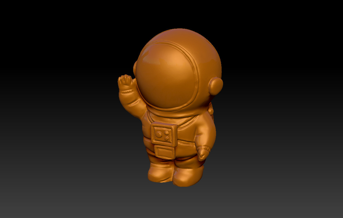STL file Astronaut 2 🧑‍🚀・3D printer model to download・Cults