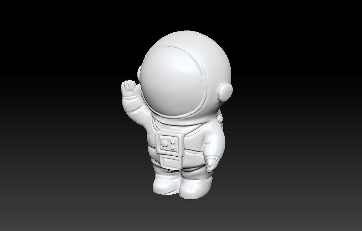 STL file Astronaut 2 🧑‍🚀・3D printer model to download・Cults