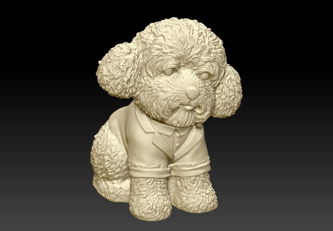 STL file TEDDY DOG ORNAMENTS・Model to download and 3D print・Cults