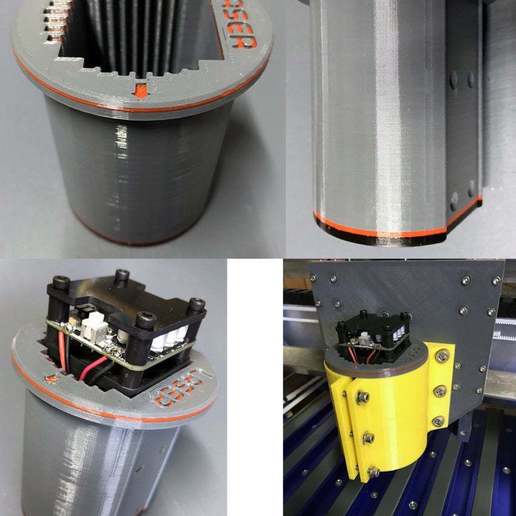 Download free STL file RS-CNC32 laser support • Object to 3D print ・ Cults