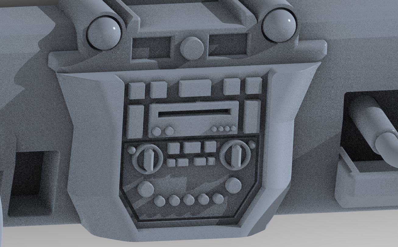 STL file Defender TRX4 Dashboard・3D printer model to download・Cults