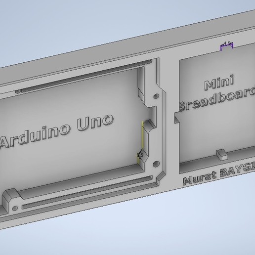 Download free STL file Arduino Uno & Mini Breadboard Stand • 3D ...