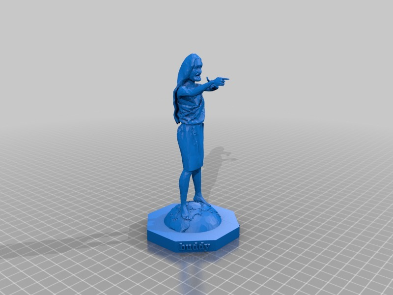 Free STL file Buddy Jesus・3D printing design to download・Cults
