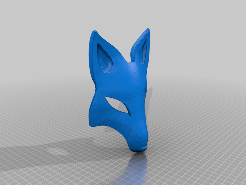 Free STL file Fox Mask 🦊・3D printing idea to download・Cults