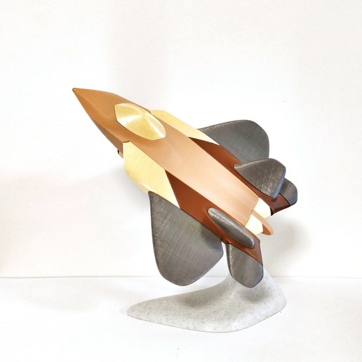 Download STL file Fighter Jet Toy Puzzle - US type • 3D print design ...