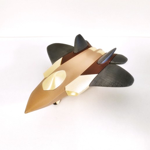 Download STL file Fighter Jet Toy Puzzle - US type • 3D print design ...