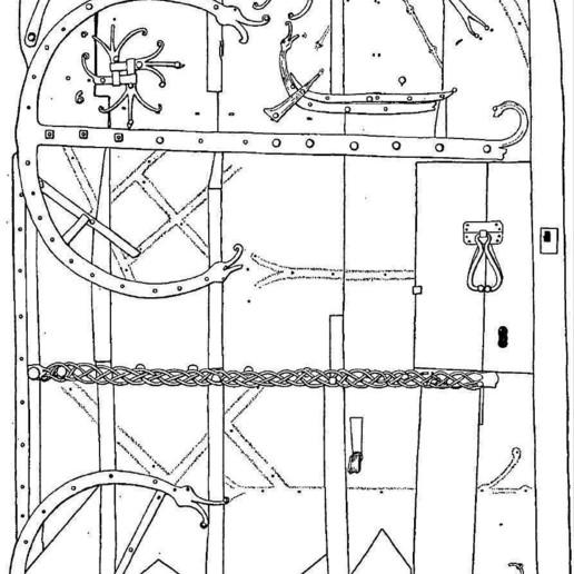 Download STL file St. Helen, Stillingfleet. South door • 3D printable ...
