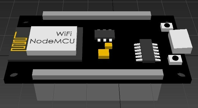 Fichier STL gratuit NodeMCU DEVKIT 1.0 ESP8266 🔧・Plan pour impression ...