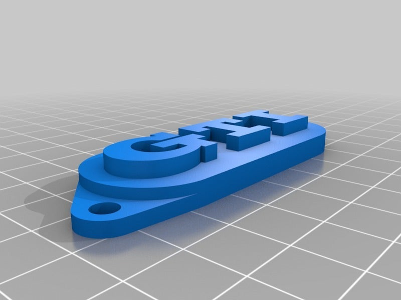 Free STL file GTI Key Ring・3D printing idea to download・Cults