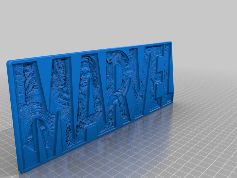 Free 3D file marvel box litho・3D printing template to download・Cults
