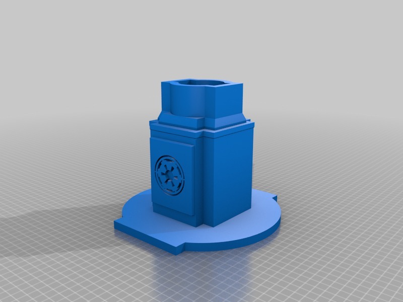 Free 3D file New Foot / Base for the great Led Bridge Lamp by Opossums ...