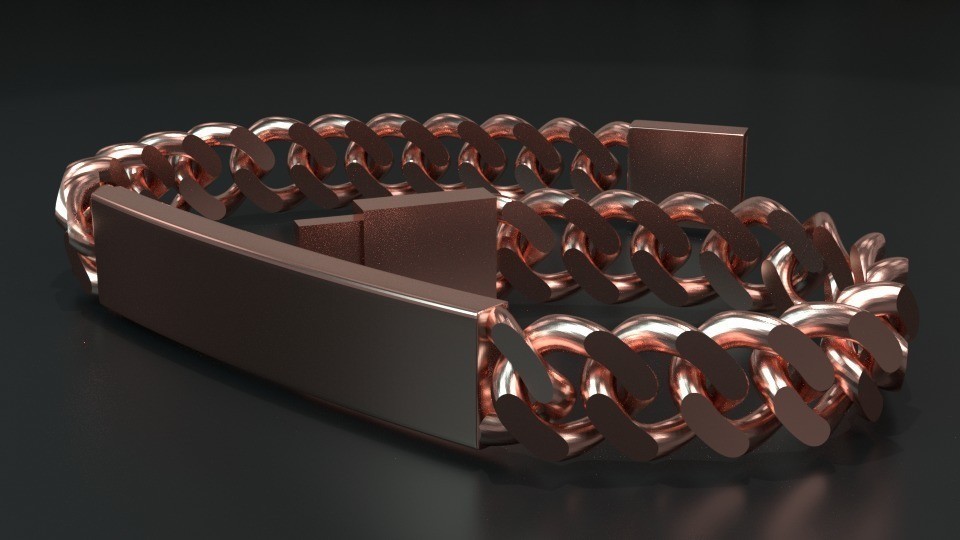 Free STL file Gourmette curb link chain・3D printable model to download ...