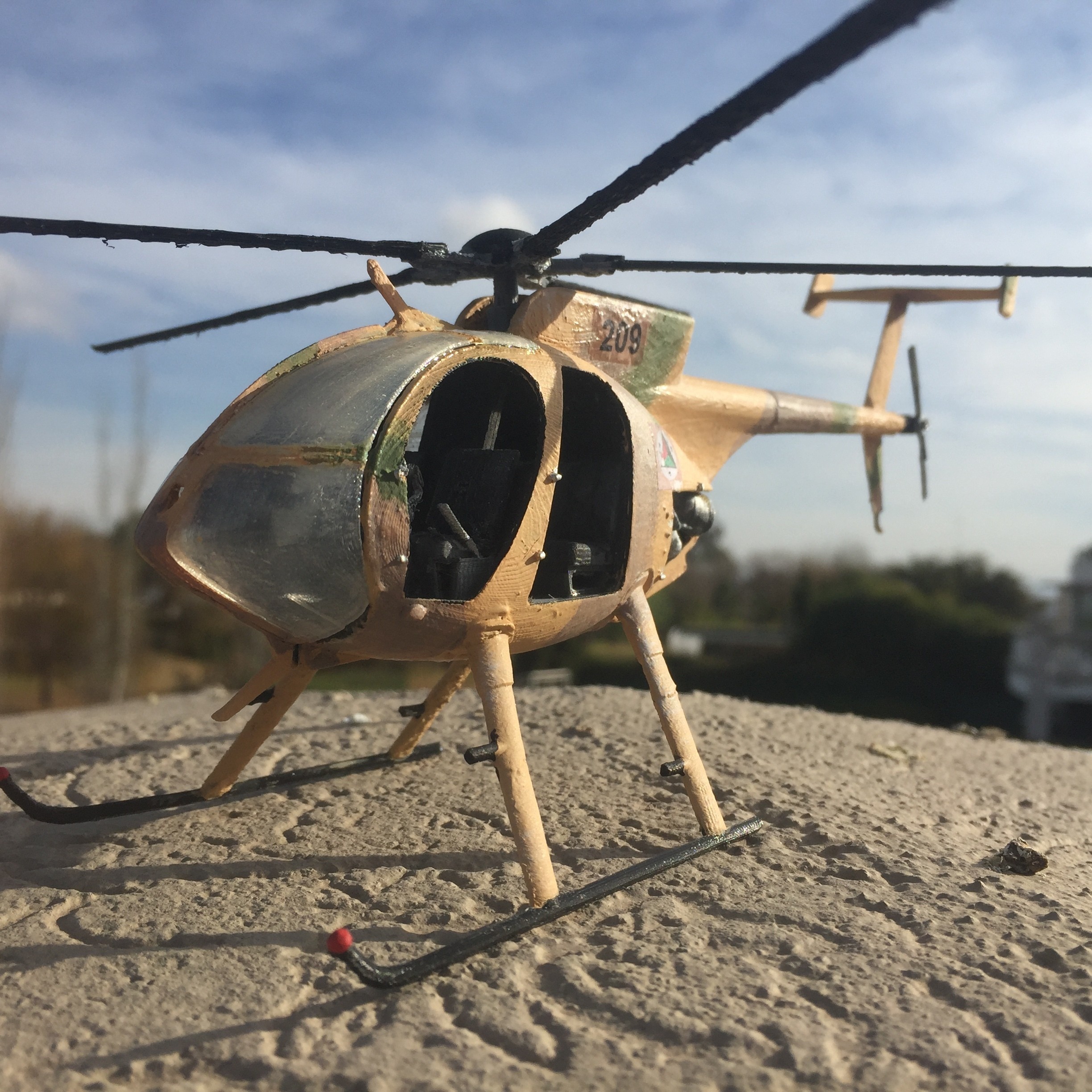 STL file MD530 HELI 1:35 SCALE MODEL ️ ・Model to download and 3D print ...