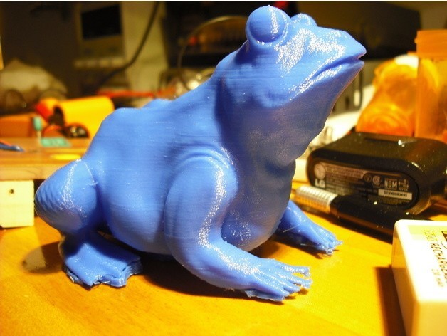Free STL file A frog・3D print object to download・Cults
