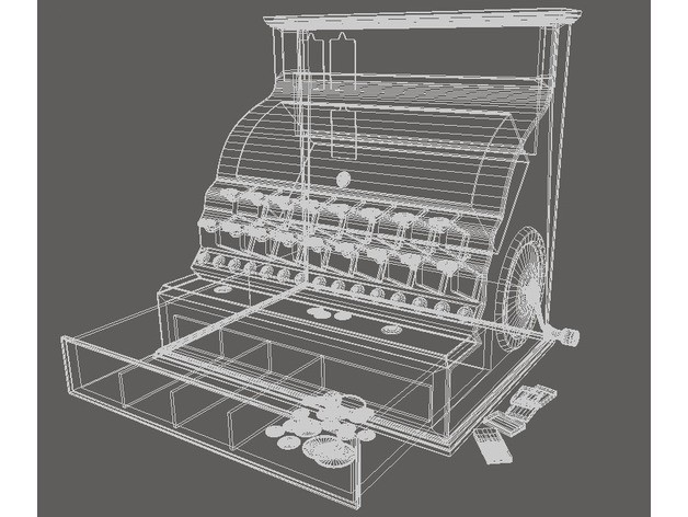 Free STL file Cash register・3D printing template to download・Cults