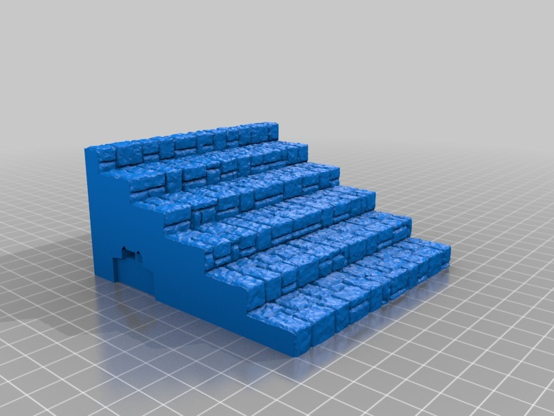 Free STL file Tikal temple rounds stair expansion・3D printer model to download・Cults
