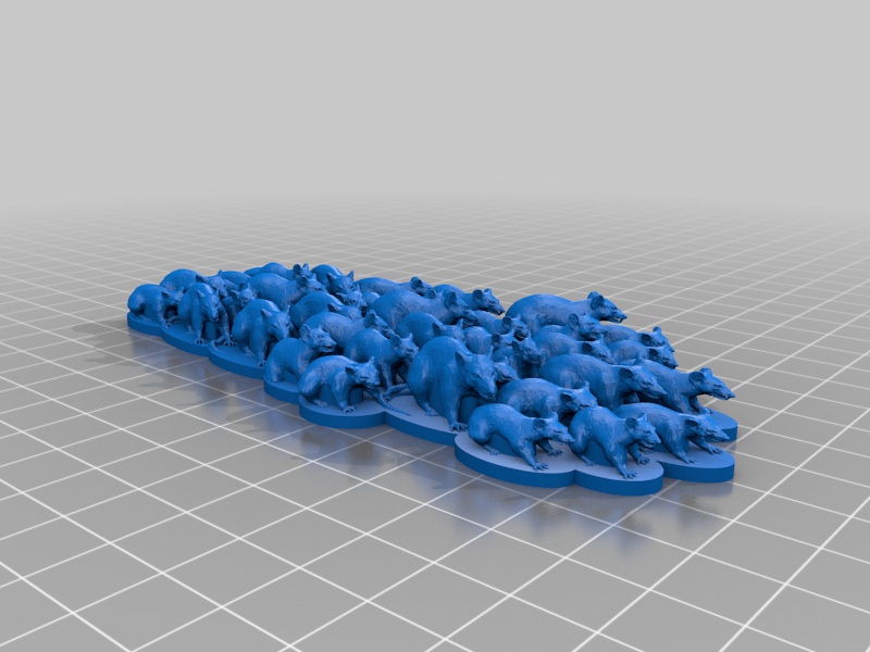 Free 3D file Rat pack swarming・Template to download and 3D print・Cults