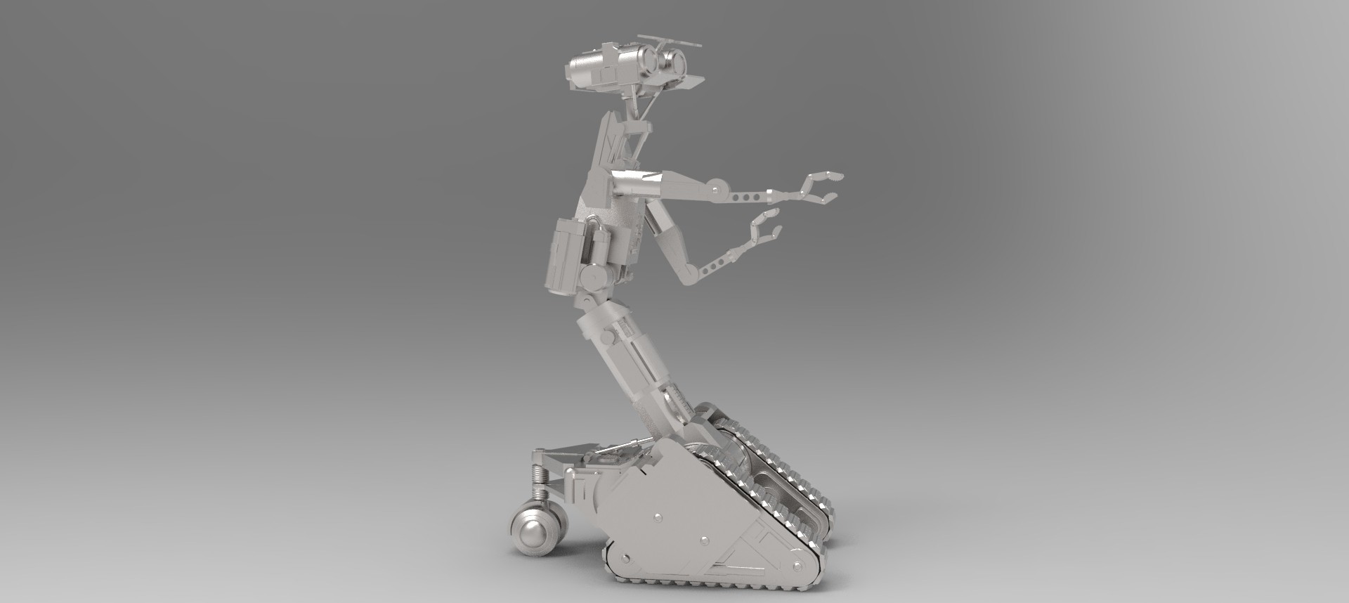 3D file Robot number 5 Short circuit 2 johhny 5・Template to download ...