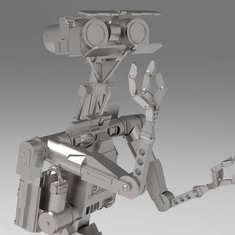 Download 3D model Robot number 5 Short circuit 2 johhny 5 ・ Cults
