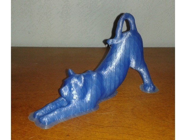 Free STL file Streching Cat・3D print object to download・Cults