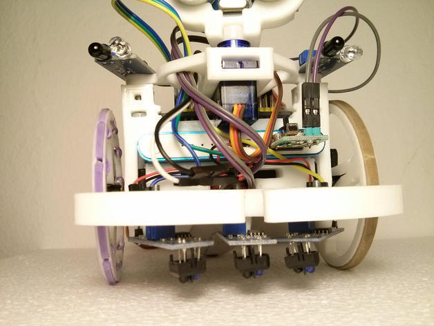 Free STL file Dasaki 2WD robot chassis・3D printable object to download ...