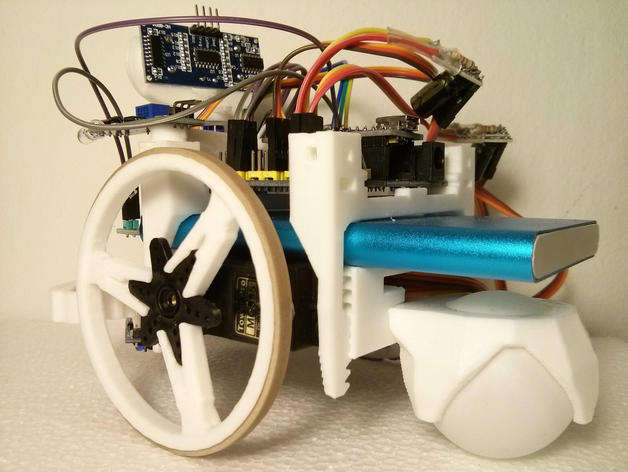 Free STL file Dasaki 2WD robot chassis・3D printable object to download ...