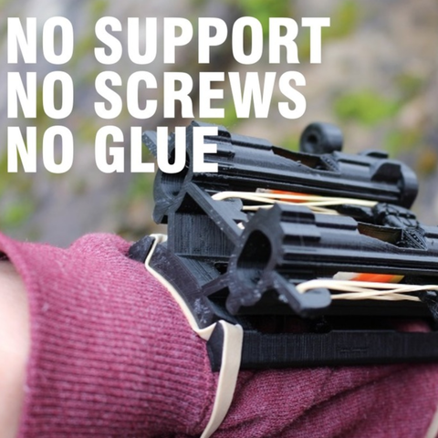 Download free STL file Double Barrel Candy Corn Launcher • 3D printer ...