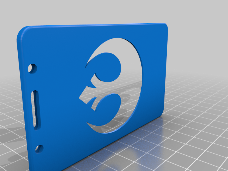 Fichier STL gratuit Porte-badge personnalisable・Modèle pour impression ...