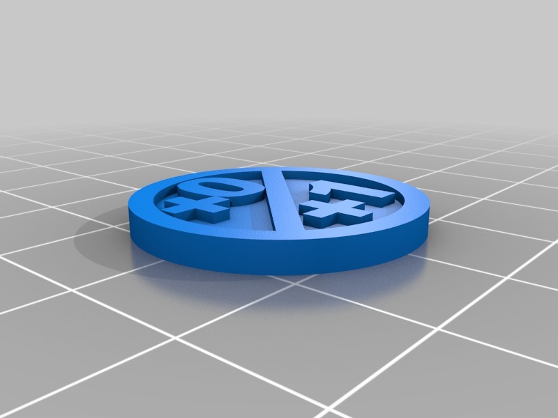 Free STL file Magic The Gathering Power/Toughness Counter・3D print ...