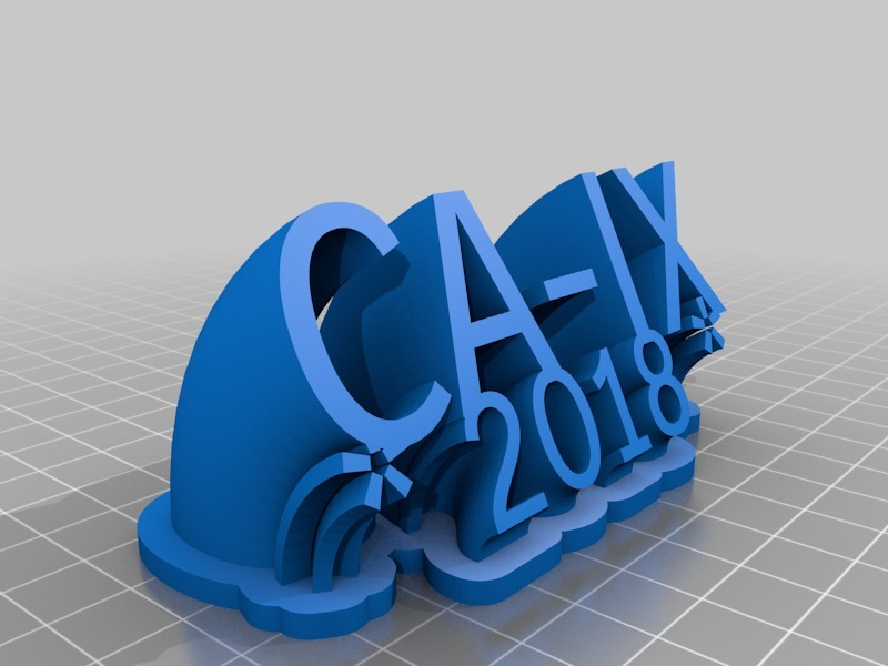 Free 3D file CA-IX 2018・3D printing model to download・Cults