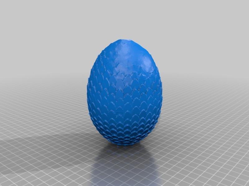 Free 3D file Dragon Egg 🐉・3D printable object to download・Cults