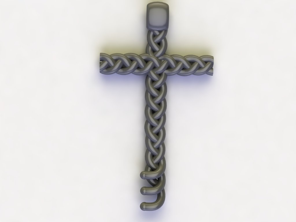 Файл STL BRAIDING CROSS・Шаблон для 3D-печати для загрузки・Cults